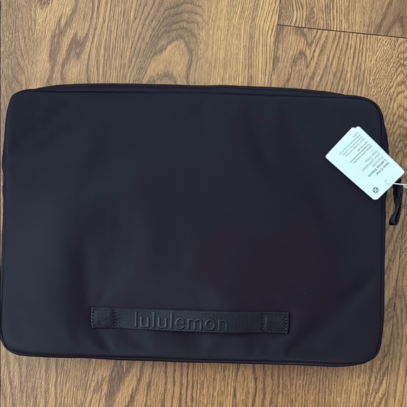 lululemon athletica | Bags | Lululemon Athletica Black Laptop Bag ...